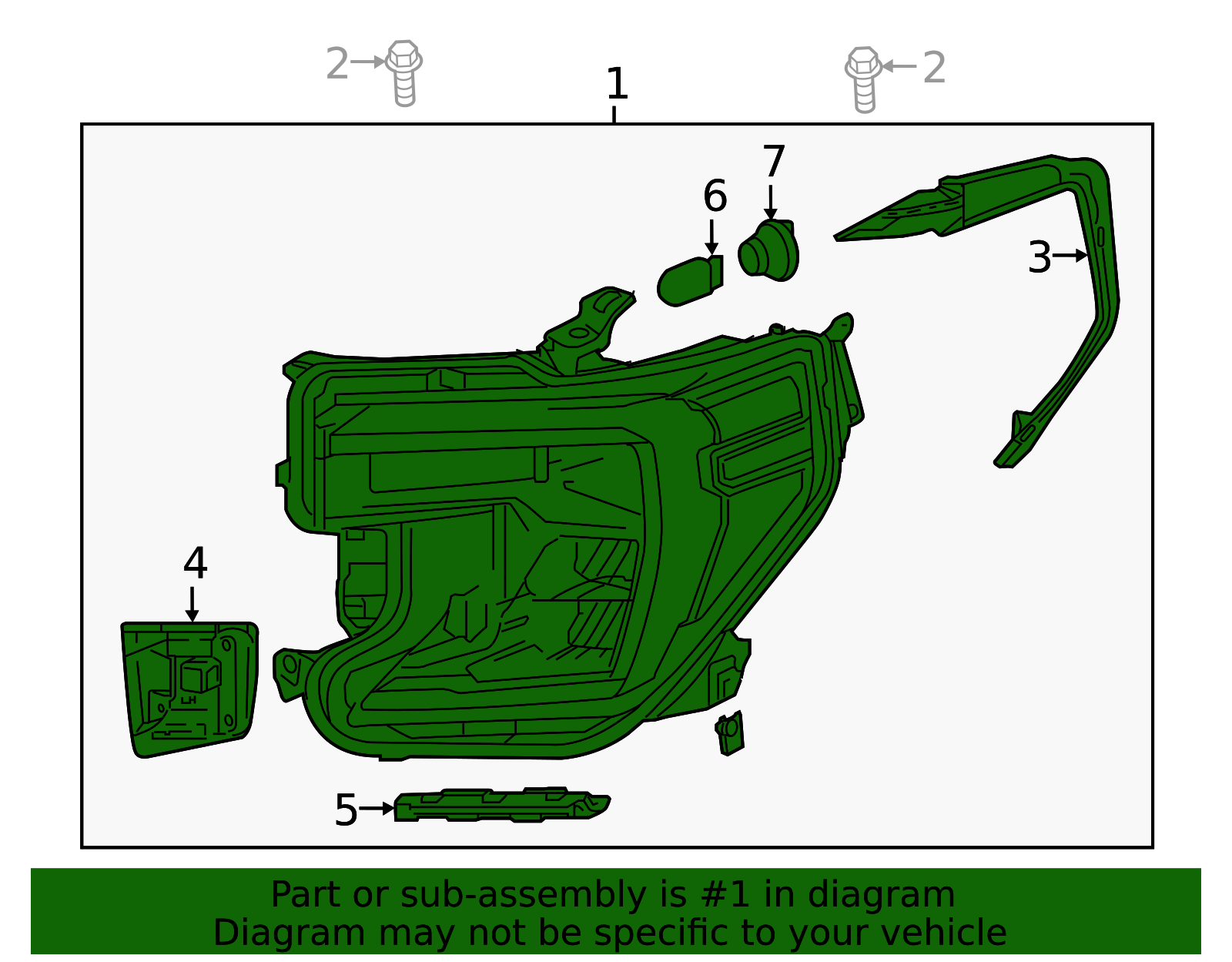 2019-2022 GMC Headlamp Assembly 85535169 GM | GMPartsDirect.com