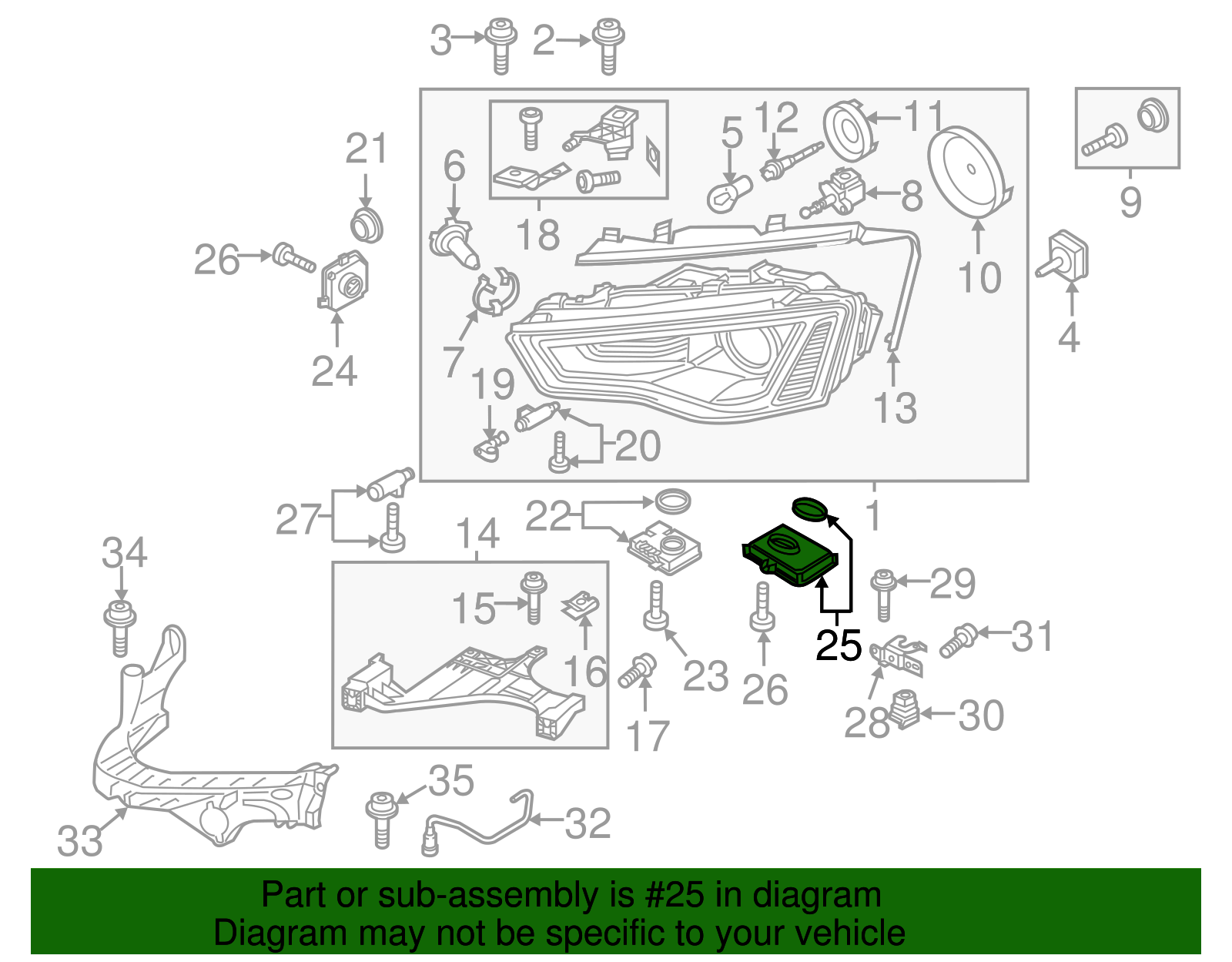 8K5-941-329 - Control Module 2013-2017 Audi | Audi OEM Parts Guy