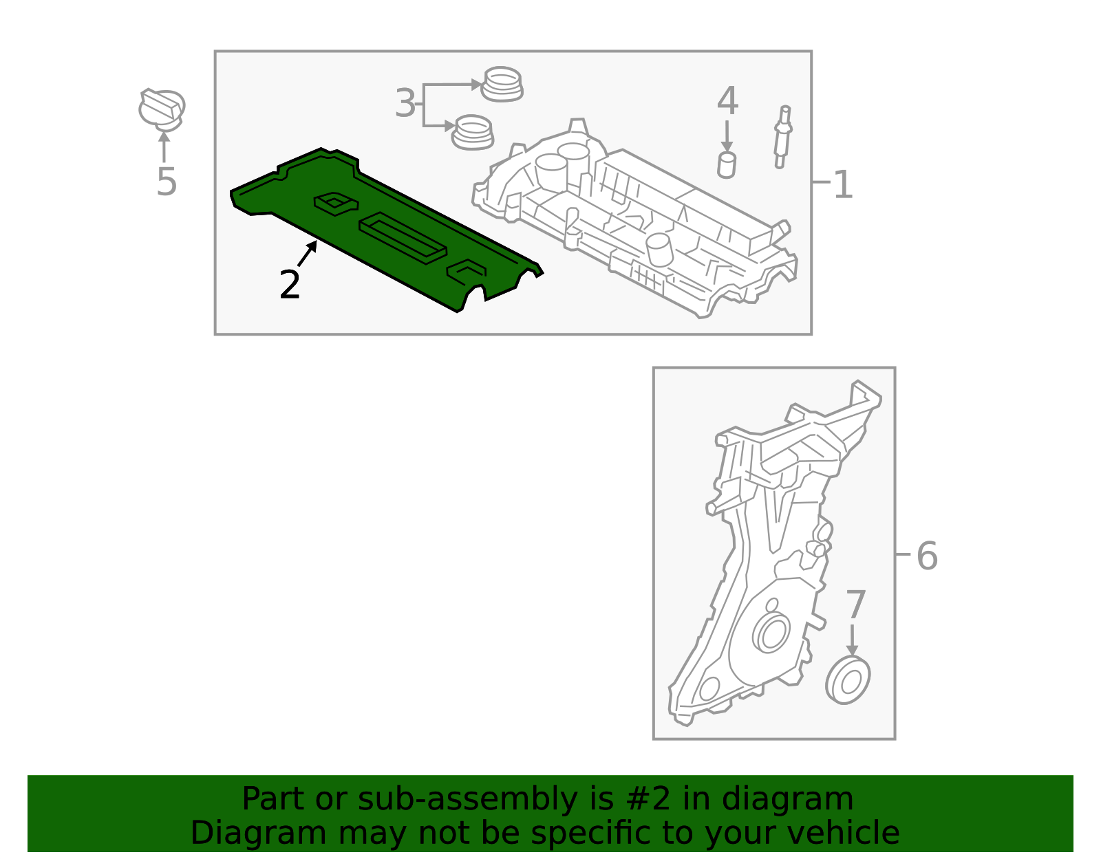 2012-2023 Ford Valve Cover Gasket BB5Z-6584-A | Awesome Parts Ford