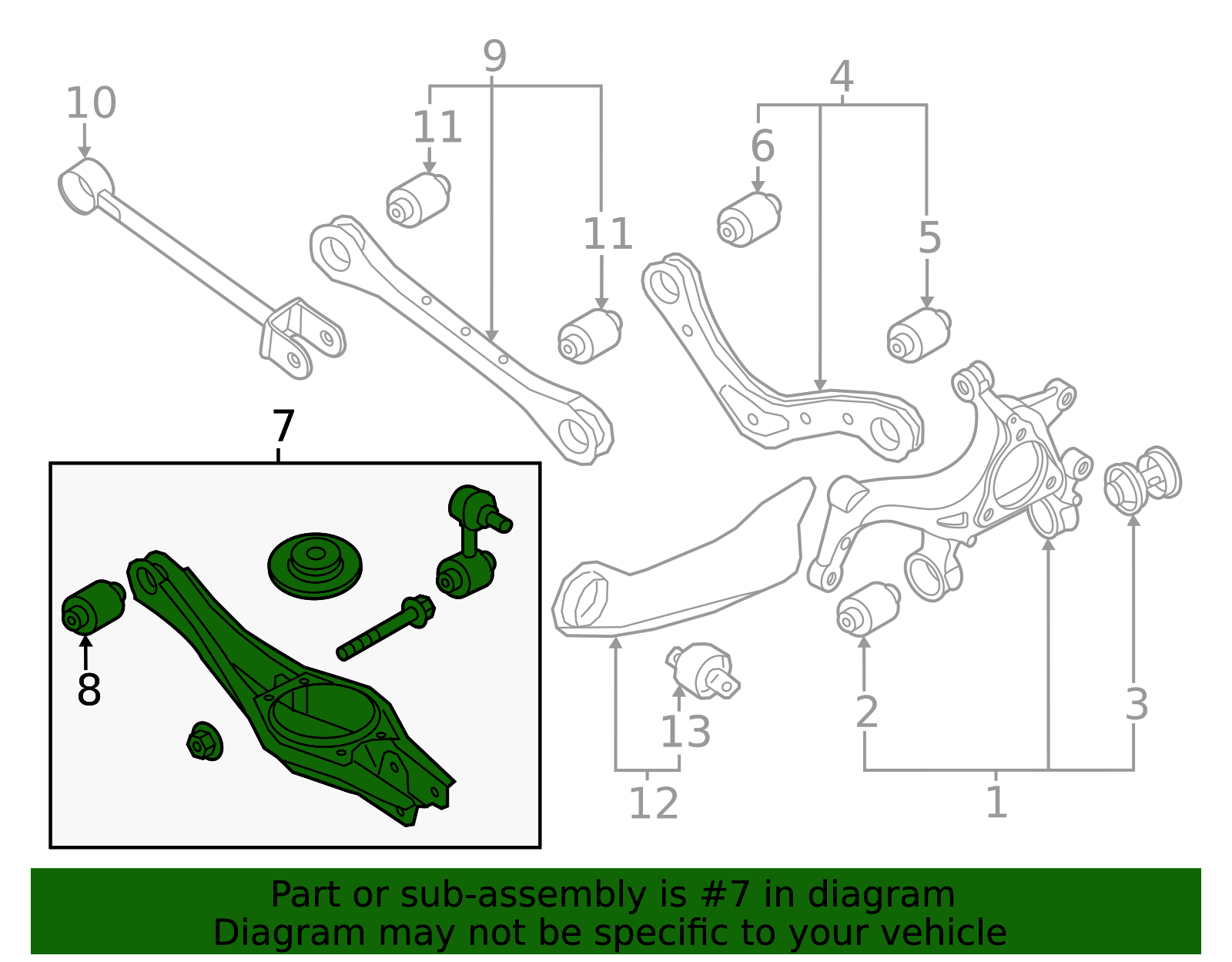 Genuine Lower Control Arm for 2021-2025 Hyundai Elantra | Part# 54500 ...