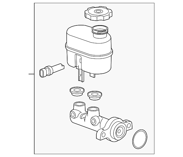 2009-2014 GM Brake Master Cylinder 19420798 | NewGMParts.com