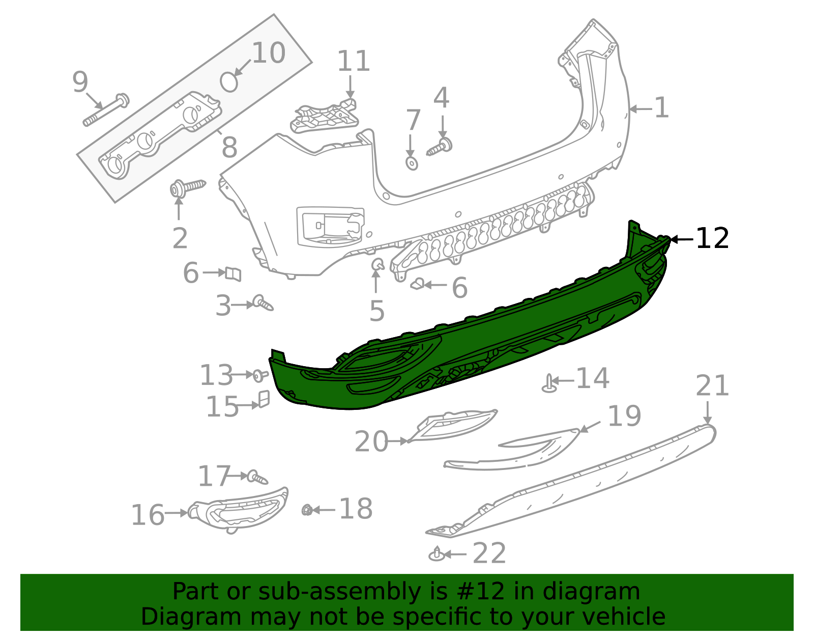 2021-2023 Buick Envision Bumper Cover 85142782 | GM Parts Center