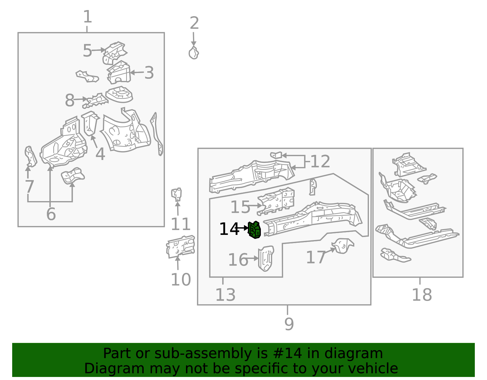 Genuine Official Toyota Front Extension part# 57141-47010 for 2004-2009 ...