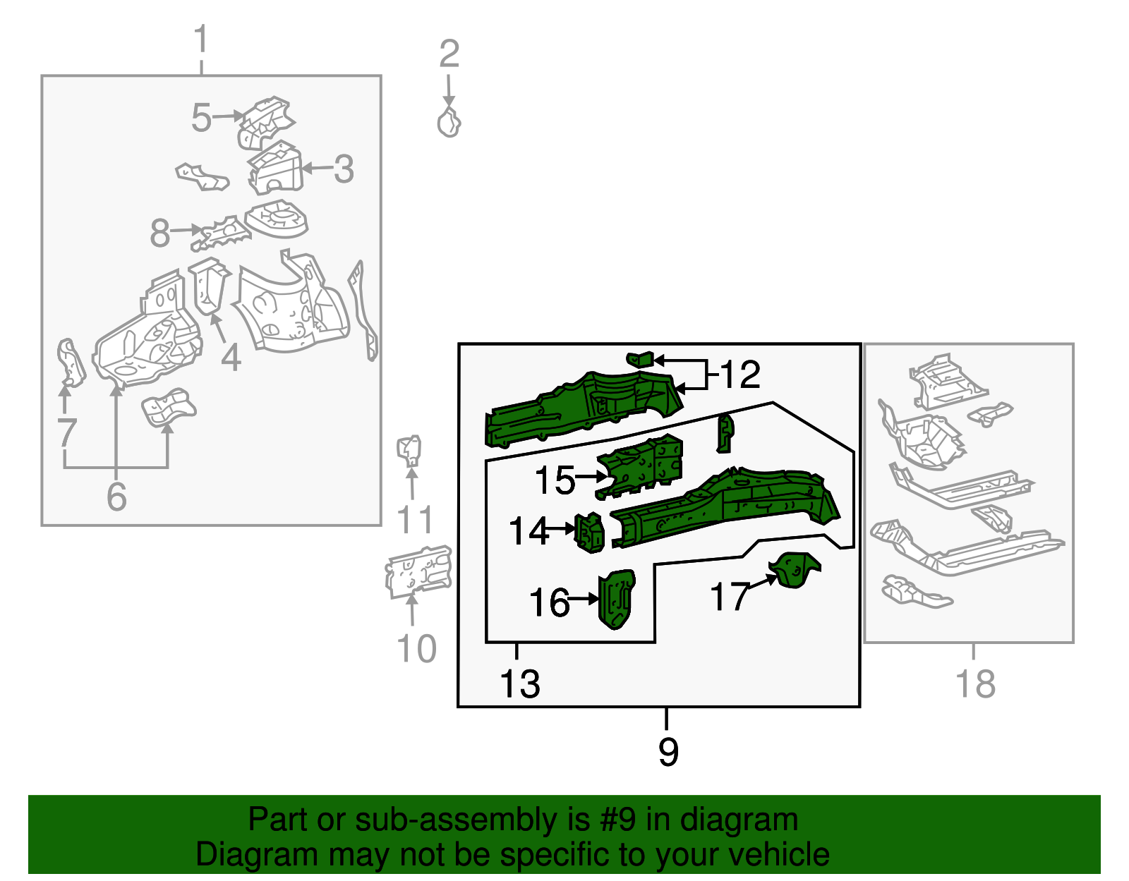 2004-2009 Toyota Prius 2004-2009 Toyota Prius - Side Member Assembly ...