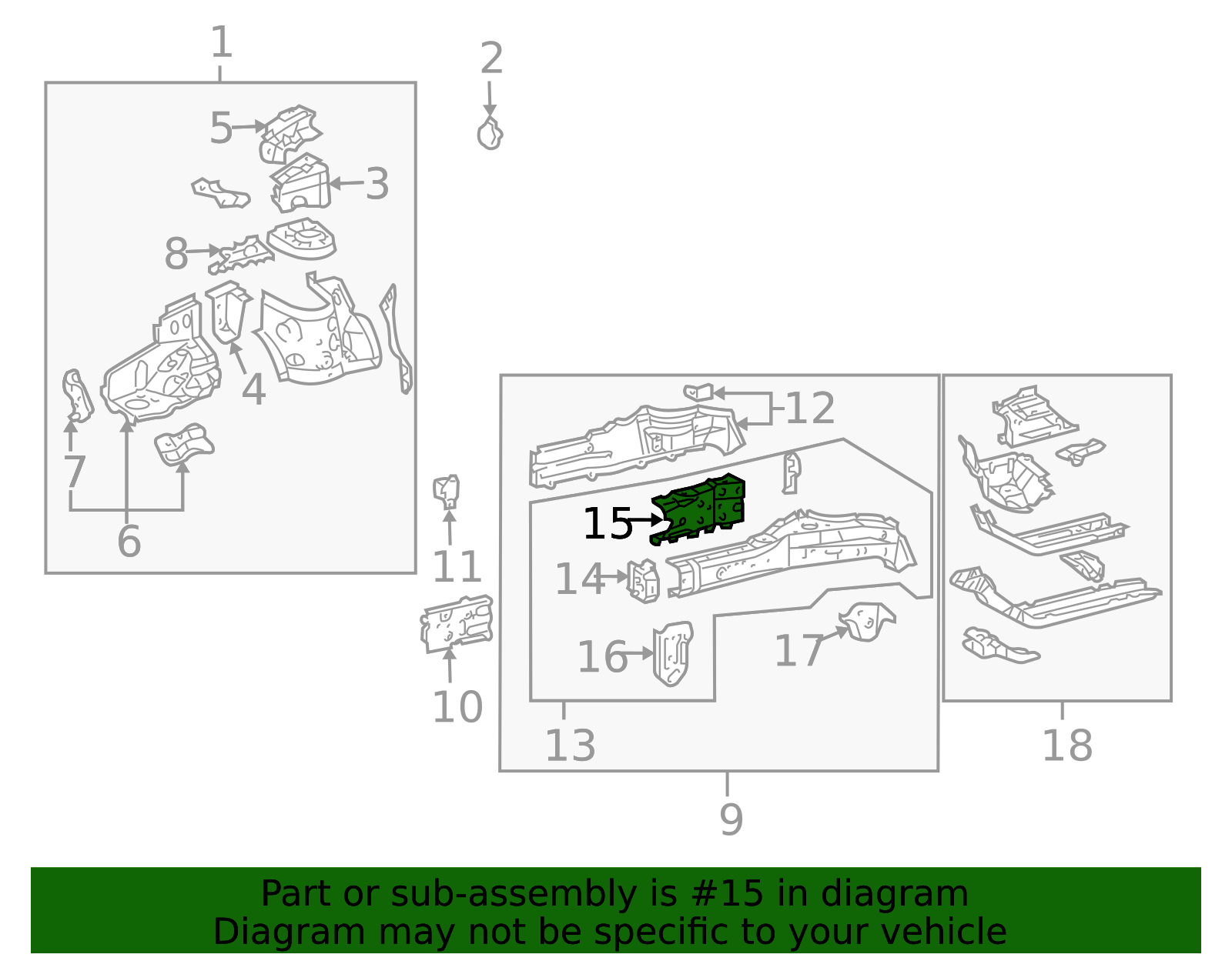 Genuine Official Toyota Reinforcement part# 57017-47020 for 2004-2009 ...