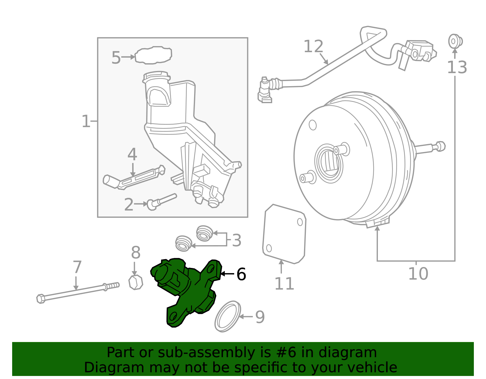 2018-2022 GM Brake Master Cylinder Kit with Seals and Nuts 84667590 GM ...