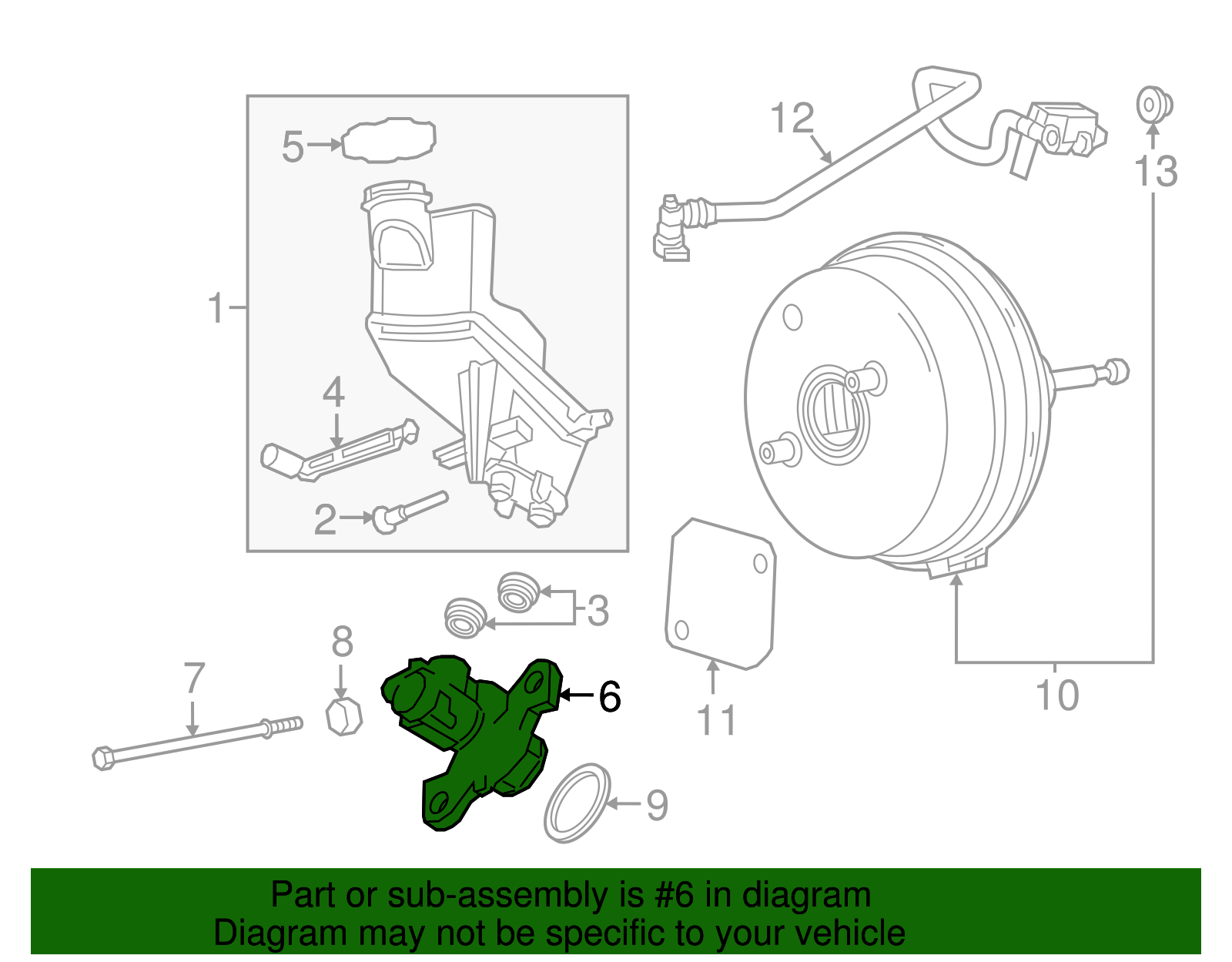 2018-2022 GM Brake Master Cylinder Kit with Seals and Nuts 84667590 ...