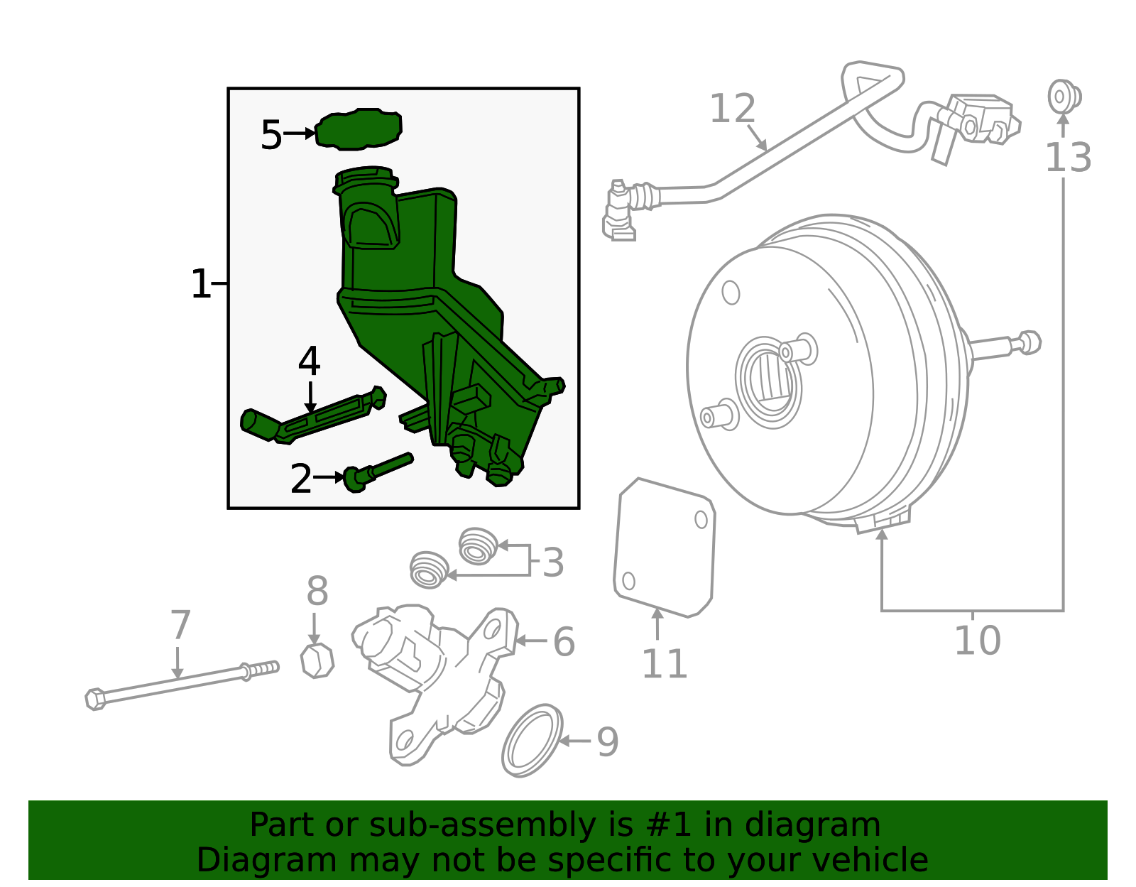 Brake Master Cylinder Reservoir Kit 84560475 | Capital Chevy Parts