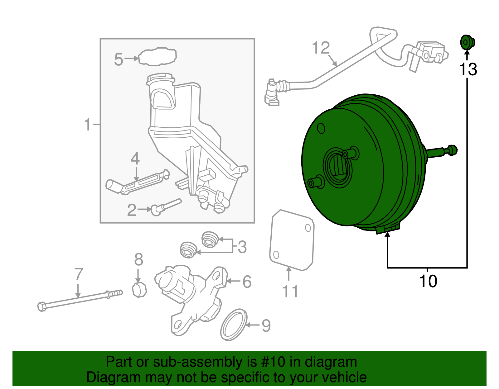 2018-2022 GM Power Booster 84667588 | Capital Chevy Parts