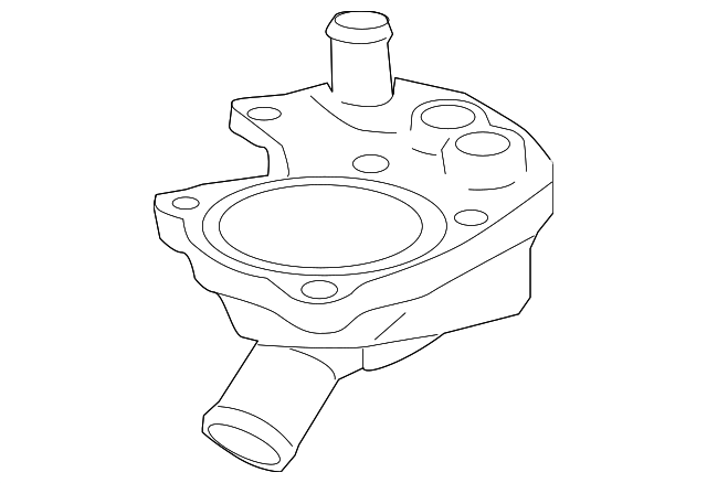 GL2Z-8592-A - Engine Coolant Thermostat Housing Online Ford Parts Catalog