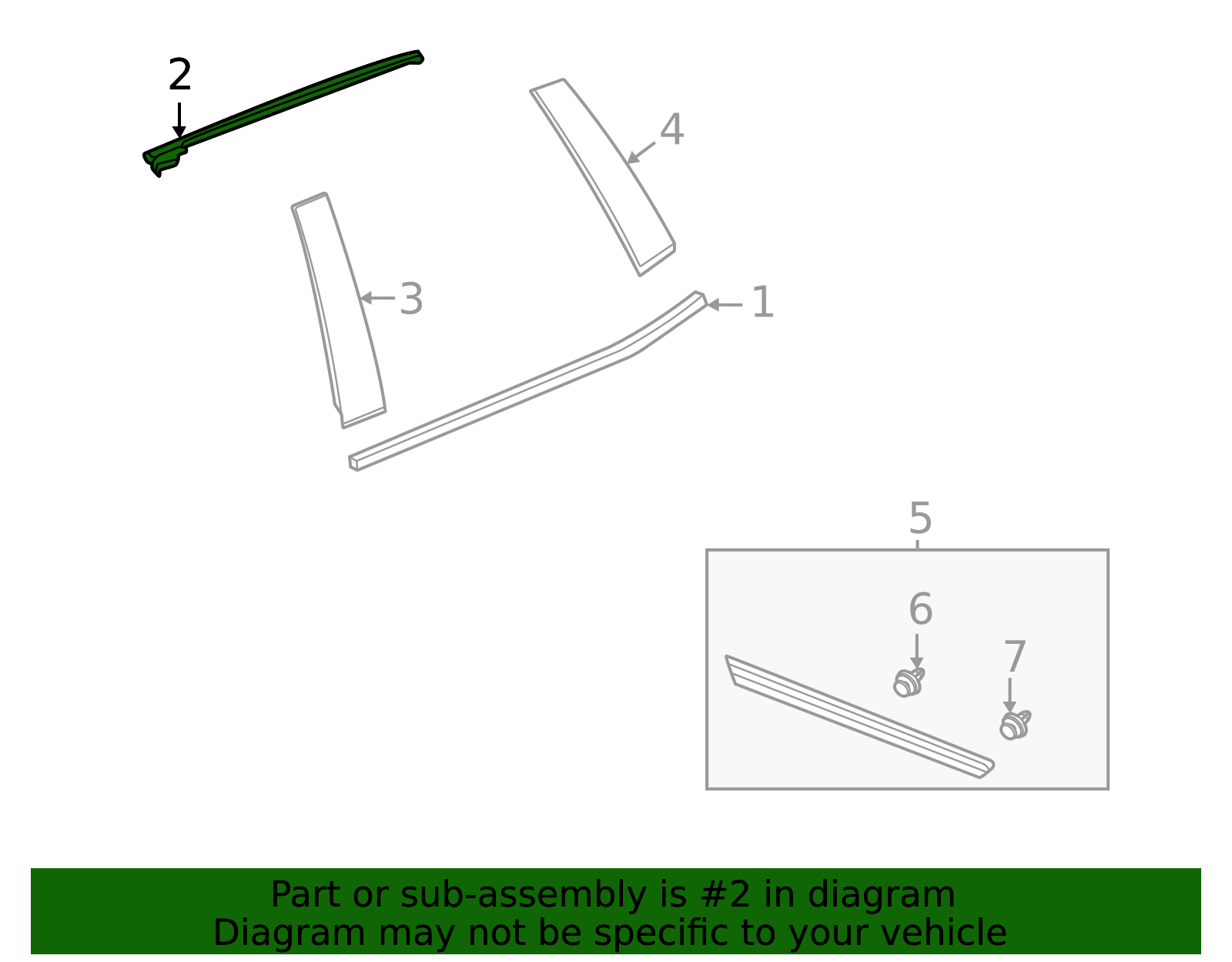 Molding 84988669 | OEM Parts Online