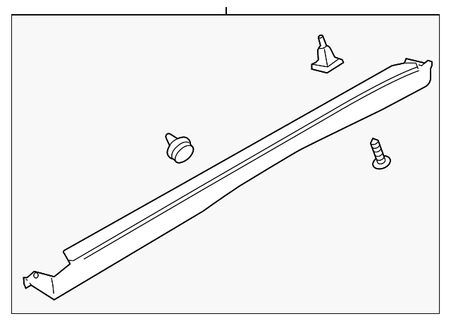 7250A163 - Rocker Molding 2018-2025 Mitsubishi Eclipse Cross ...