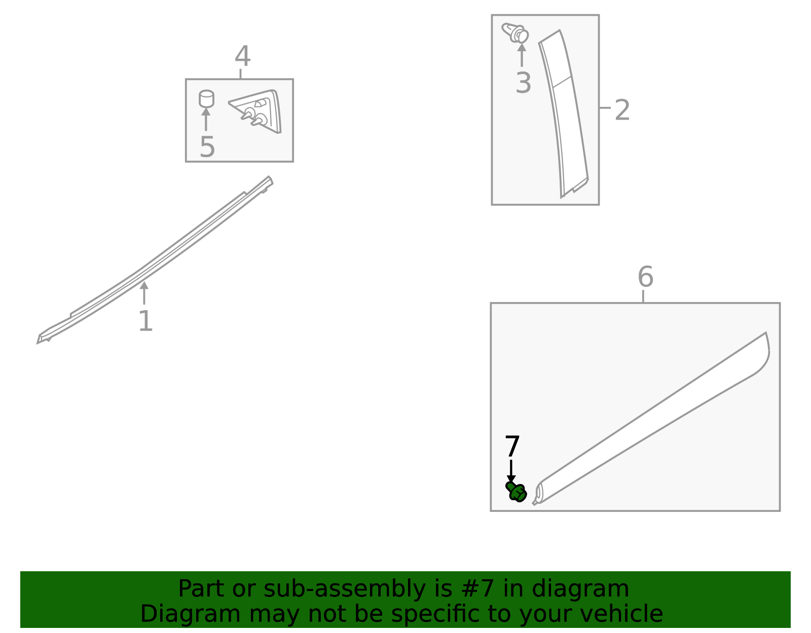 2020-2025 Mazda CX-30 Wheel Opening Molding Retainer Clip DFR5-51-W24 ...
