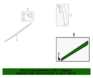 2020-2025 Mazda CX-30 Body Side Molding DGH9-51-RB0 | RealMazdaParts.com
