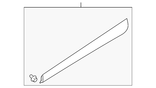 2020-2024 Mazda CX-30 Body Side Molding DGH9-51-RB0 | RealMazdaParts.com