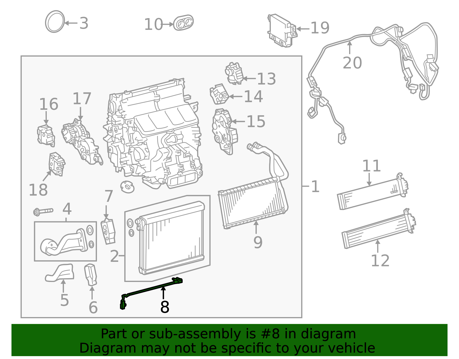 2007-2025 Lexus Thermistor Probe 88620-30050 | AutoNationParts.com