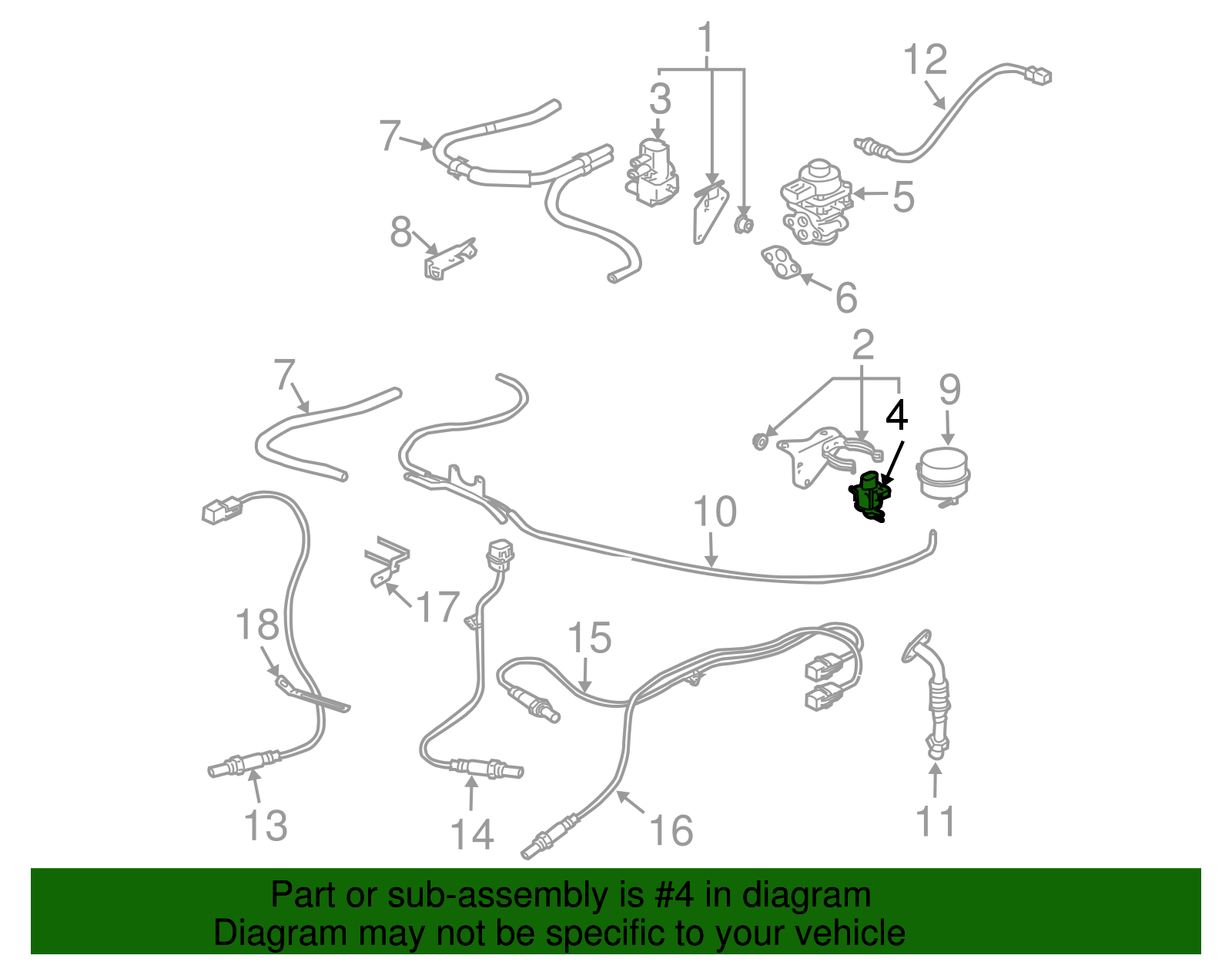 MR160676 - Solenoid Valve 2003-2009 Mitsubishi | Mitsubishi Direct Parts