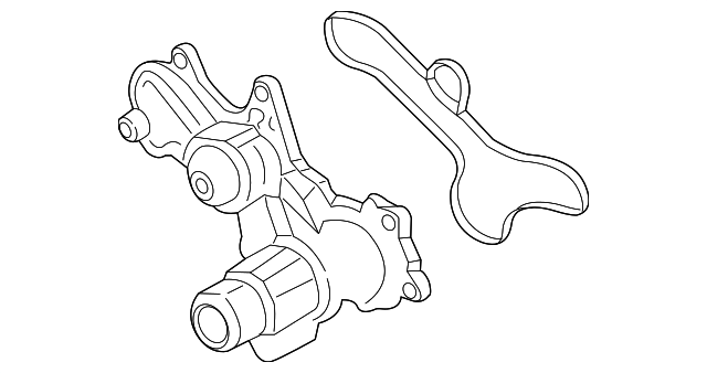 FL1Z-18D473-A - High-Quality Engine Auxiliary Water Pump for 2015-2017 ...