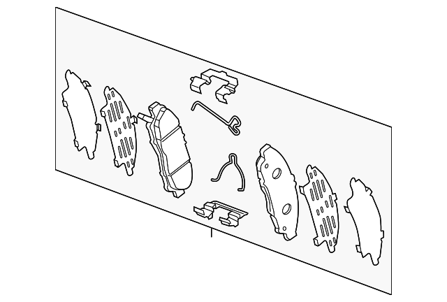 2017-2020 GM Disc Brake Pad Set 85153469 | NewGMParts.com
