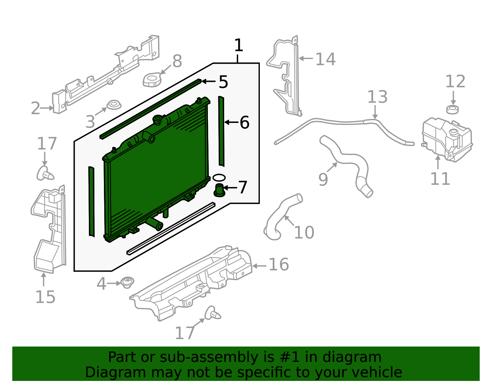 Radiator - OEM Engine Cooling Core for Nissan | AutoNation Parts