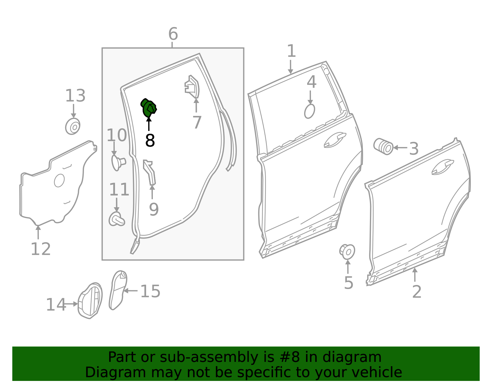 2008-2025 Honda Door Weather-Strip Clip 90651-TA0-003 | Cheaper Honda Parts