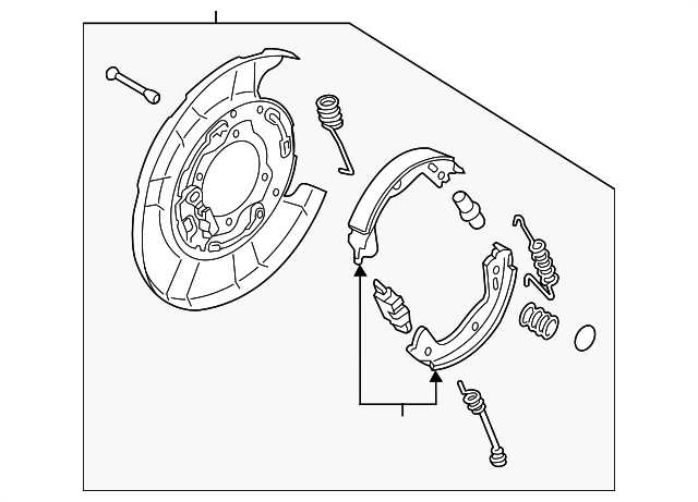 58250-B1000 - Parking Brake 2015-2017 Hyundai | Hyundai OEM Part