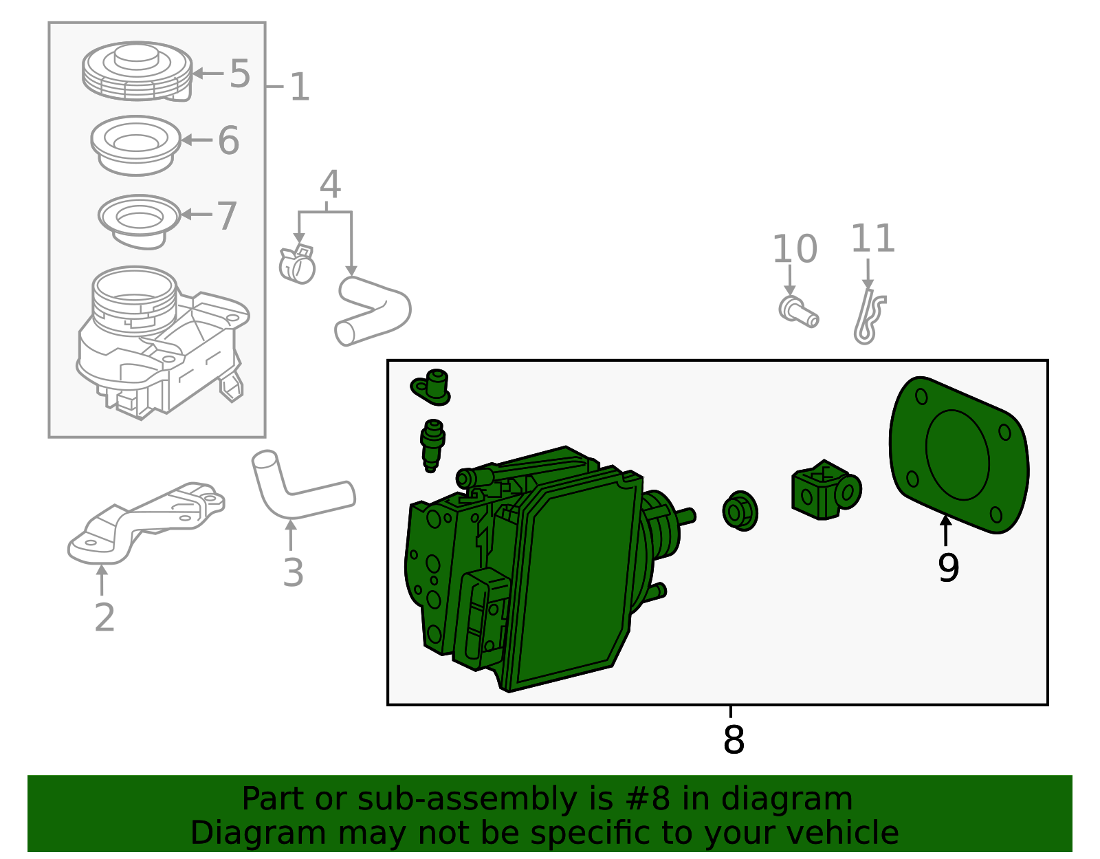 01469-TRW-A07 - Master Cylinder 2018-2020 Honda Clarity | Honda Parts ...