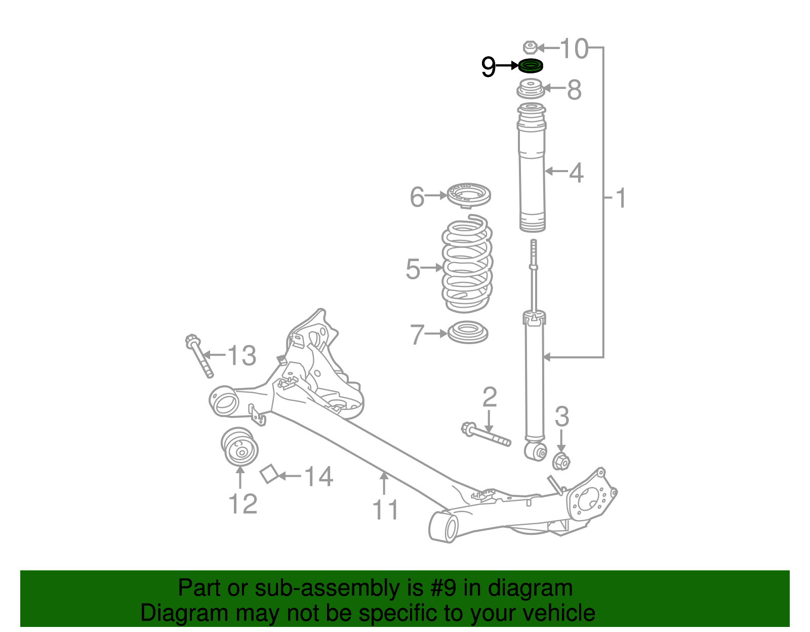 2007-2020 Toyota Upper Support Washer 90948-02159 | OEM Parts Online