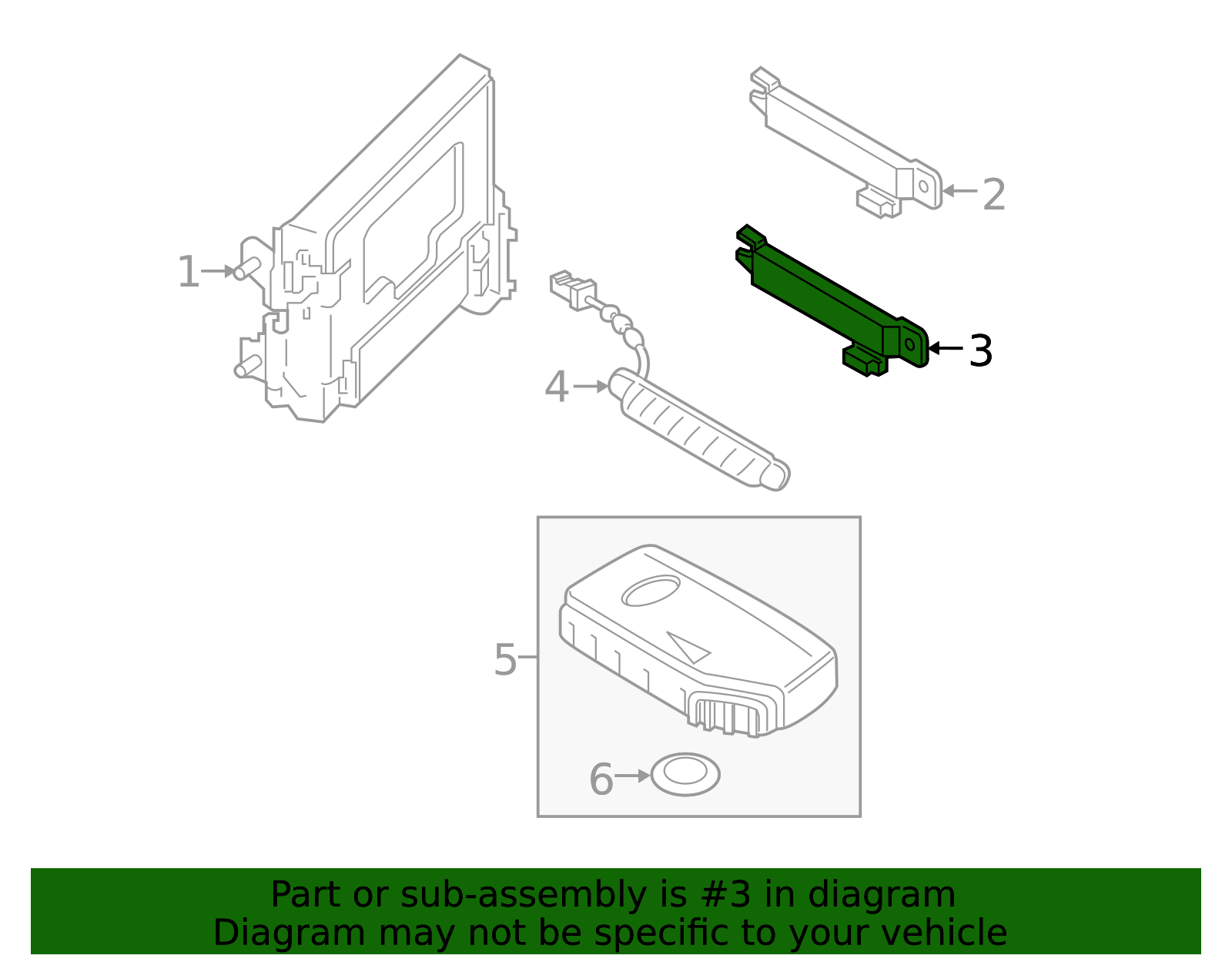 95420-J6100 - Kia Keyless Entry Antenna 2019-2025 Kia | Performance ...