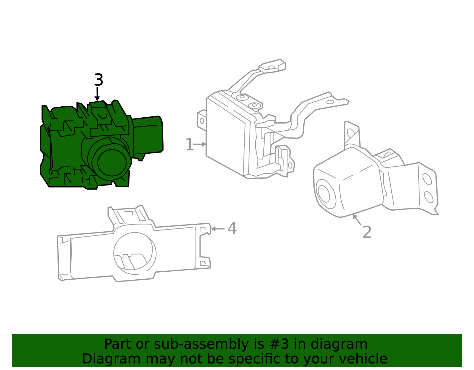 Toyota Parking Aid Sensor - Reverse Proximity Detection - Part #89341 ...
