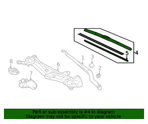 85212-74010 - High-Quality Windshield Wiper Blade for 2011-2017 Lexus ...