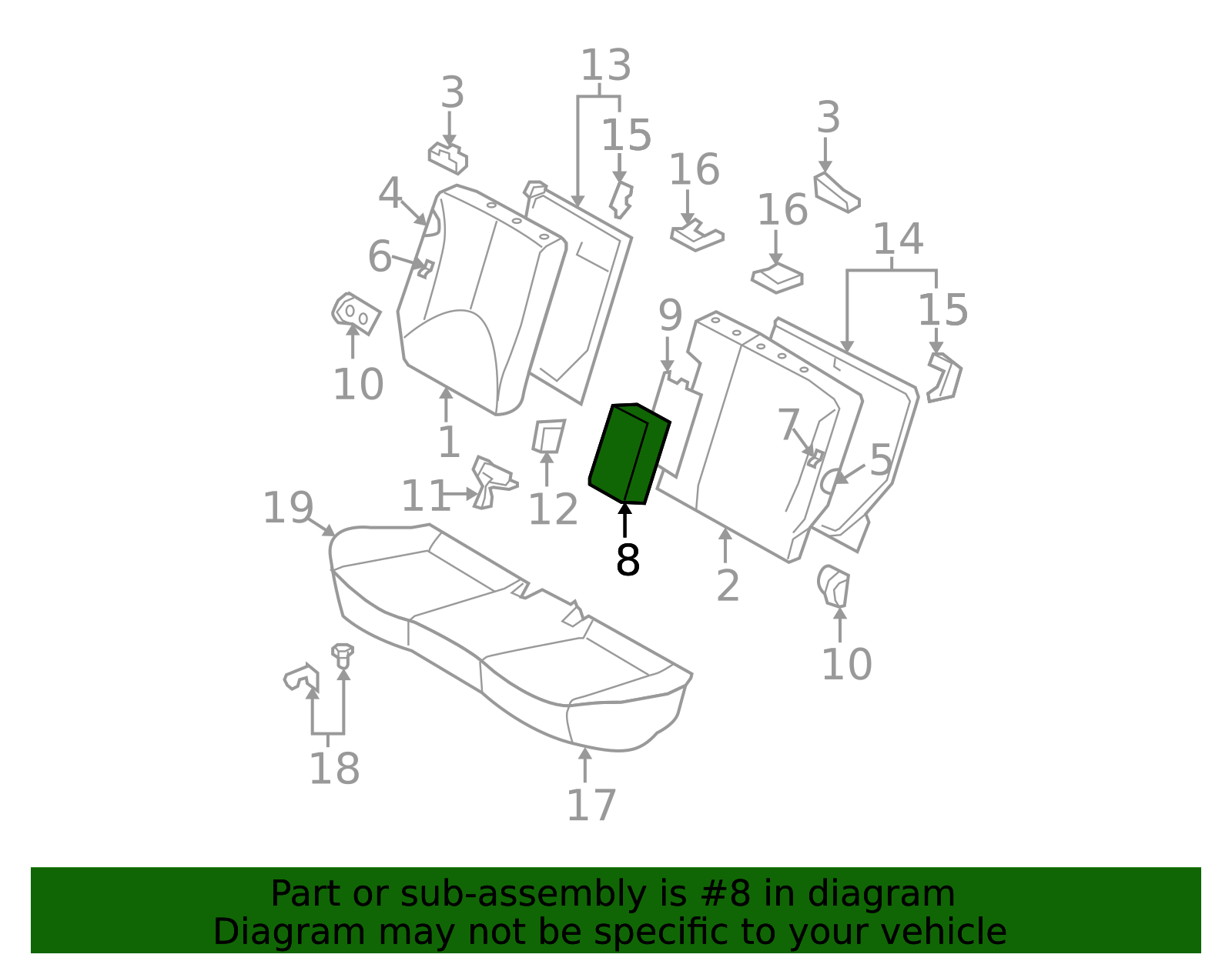 2006-2009 Hyundai Accent Armrest 89900-1E200-QFX | MotorMotor