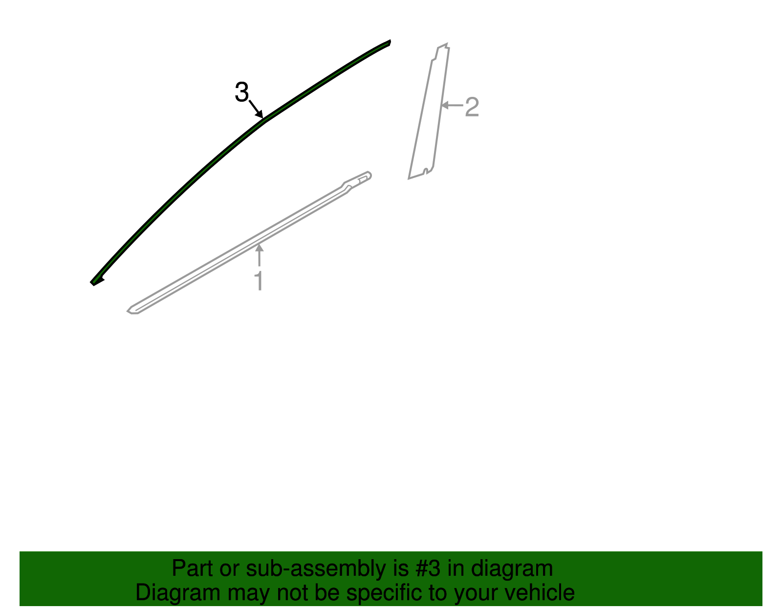 82850-G3010 - 2018-2020 Hyundai Elantra GT - Frame Molding | Conicelli ...