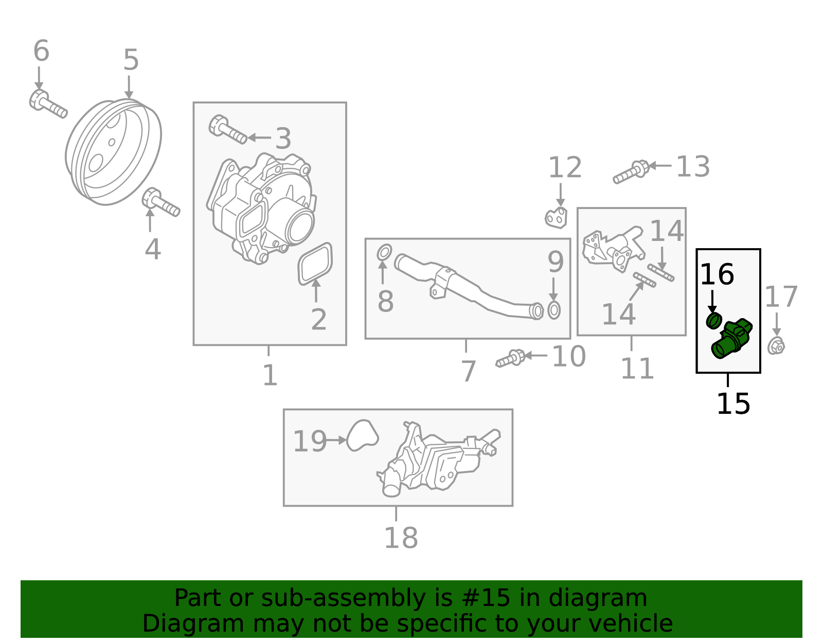PYFB-15-19XA - Water Outlet - 2018-2020 Mazda | Mazda Parts Factor