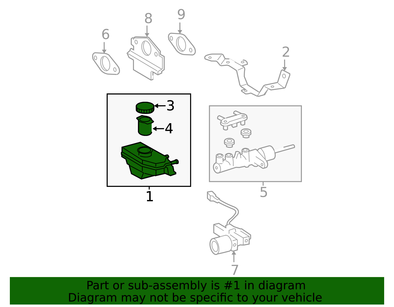 4722033101 - High-Quality Master Cylinder Reservoir for AutoNation Parts