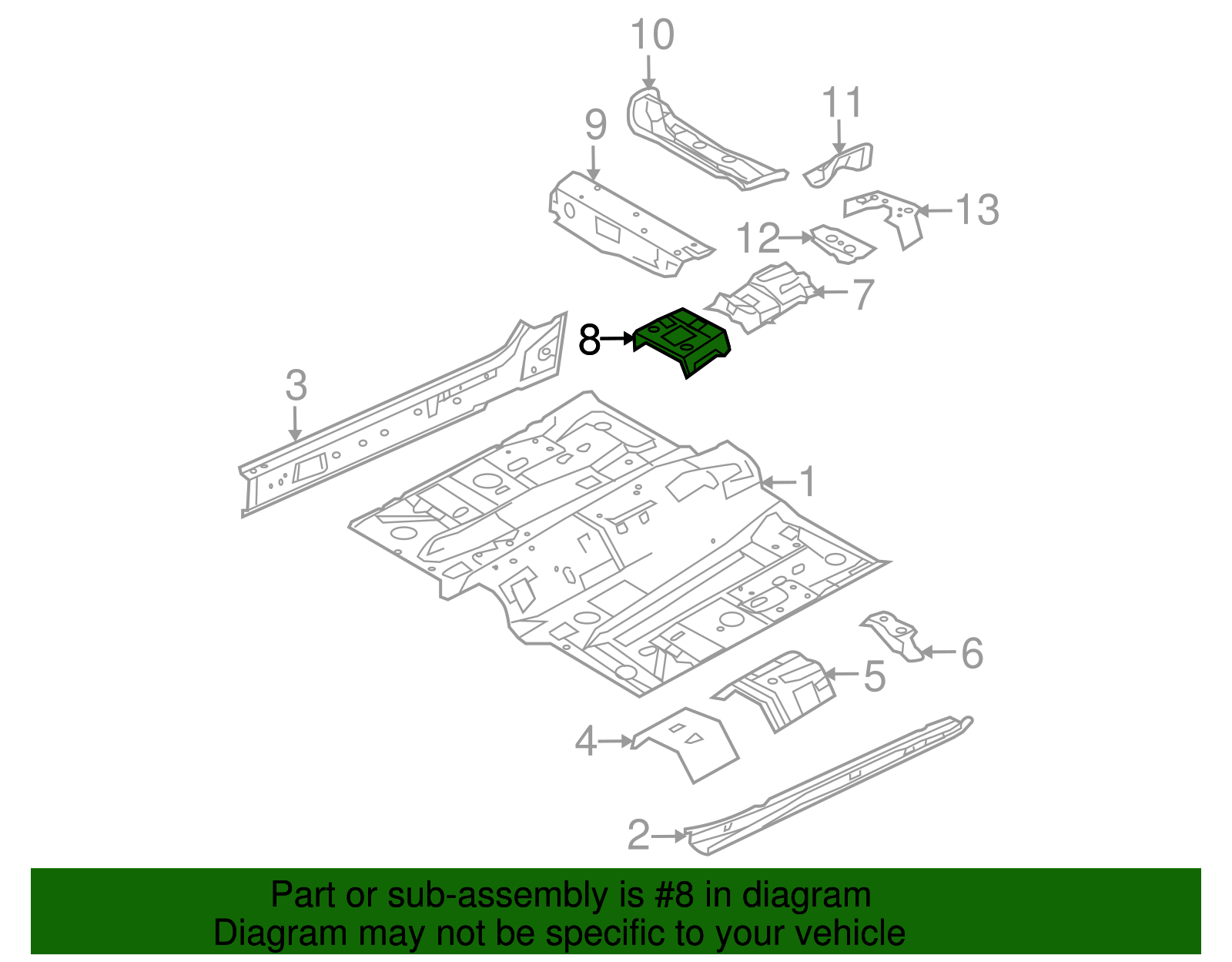 BP4K-53-61YE - Bracket - 2010-2013 Mazda 3 | Mazda OEM Parts Outlet
