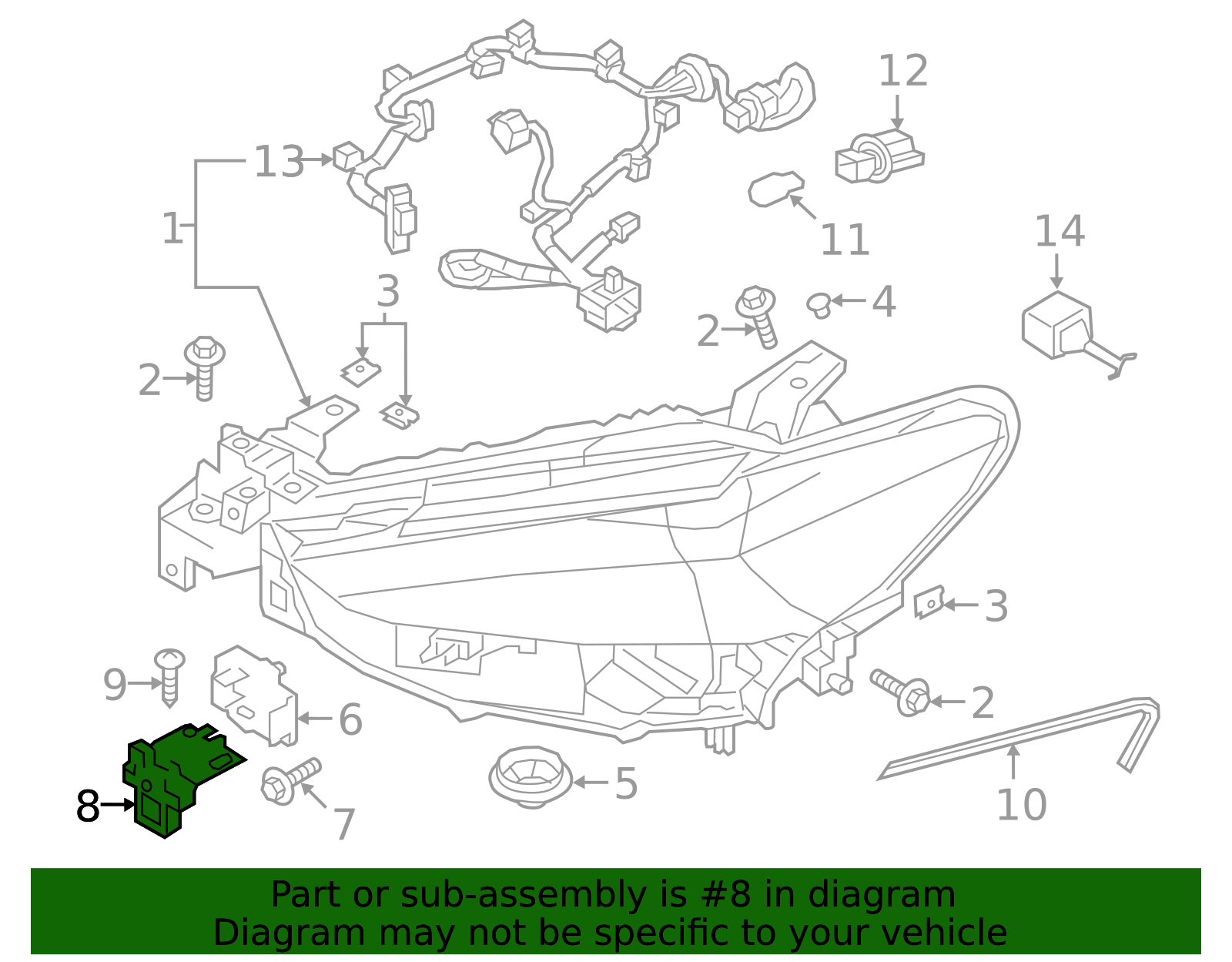 2018-2021 Mazda 6 | Outer Bracket | GSH7-50-ACXA | Mazda Online Parts