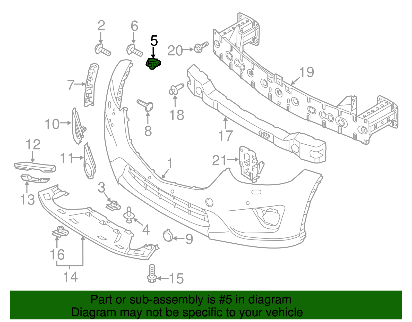 2013-2016 Mazda CX-5 Side Retainer KD45-50-0U1C | Mazda-Parts