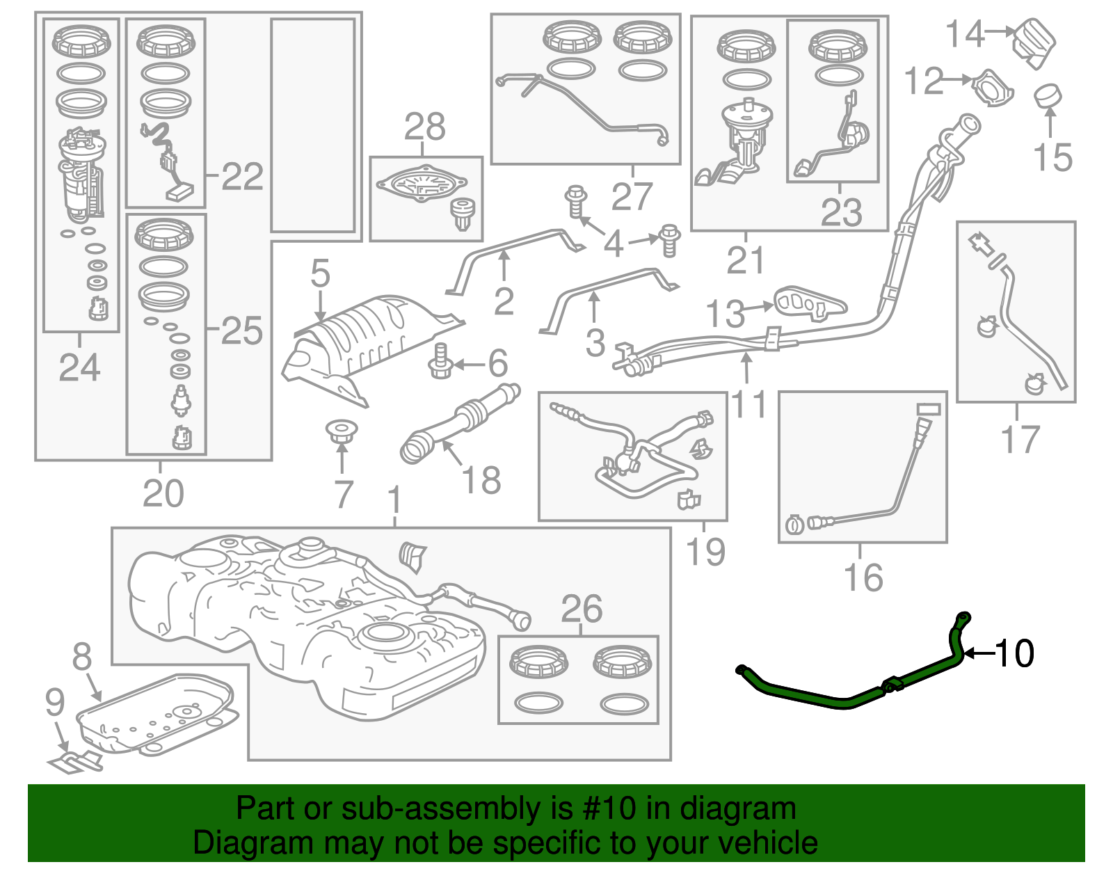 17578-T7X-A00 - Support Bar 2016-2022 Honda HR-V | Honda Parts Online