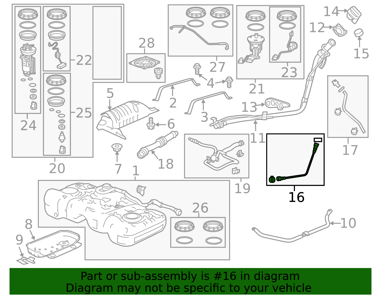 17377-T7X-A01 - Fuel Tank Vent Valve Honda Parts Online