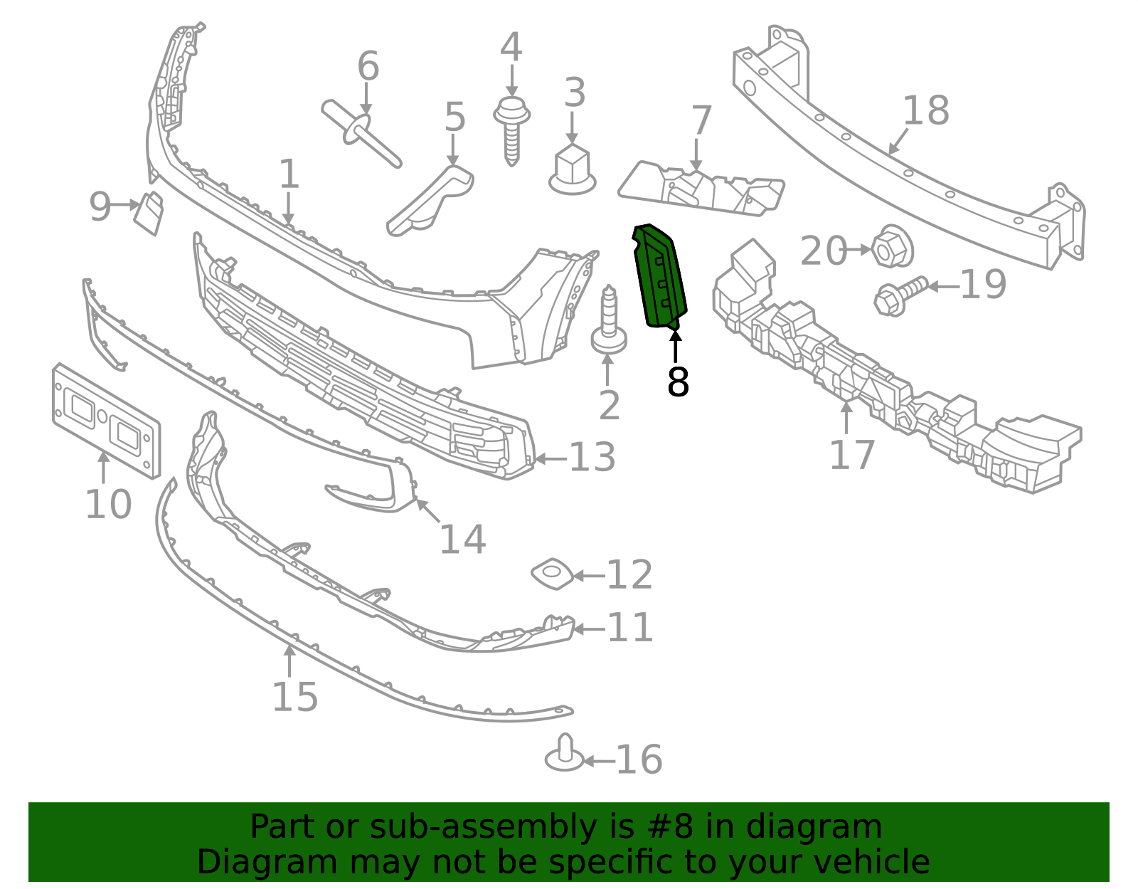 86543-P1EA0 - Air Duct 2023-2025 Kia Sportage | Kia.Parts Store