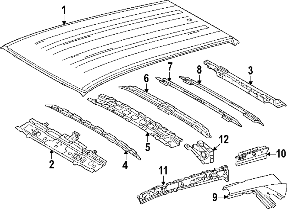 2023-2024 Subaru Solterra 2023-2024 Subaru Solterra - Inner Rail ...