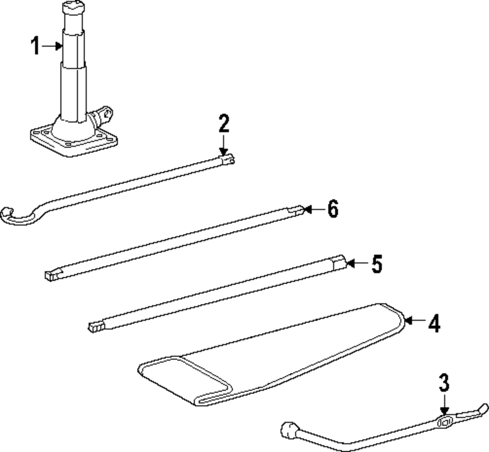 2024-2025 Toyota Tacoma 2024 Toyota Tacoma - Floor Jack 09111-AK010 ...