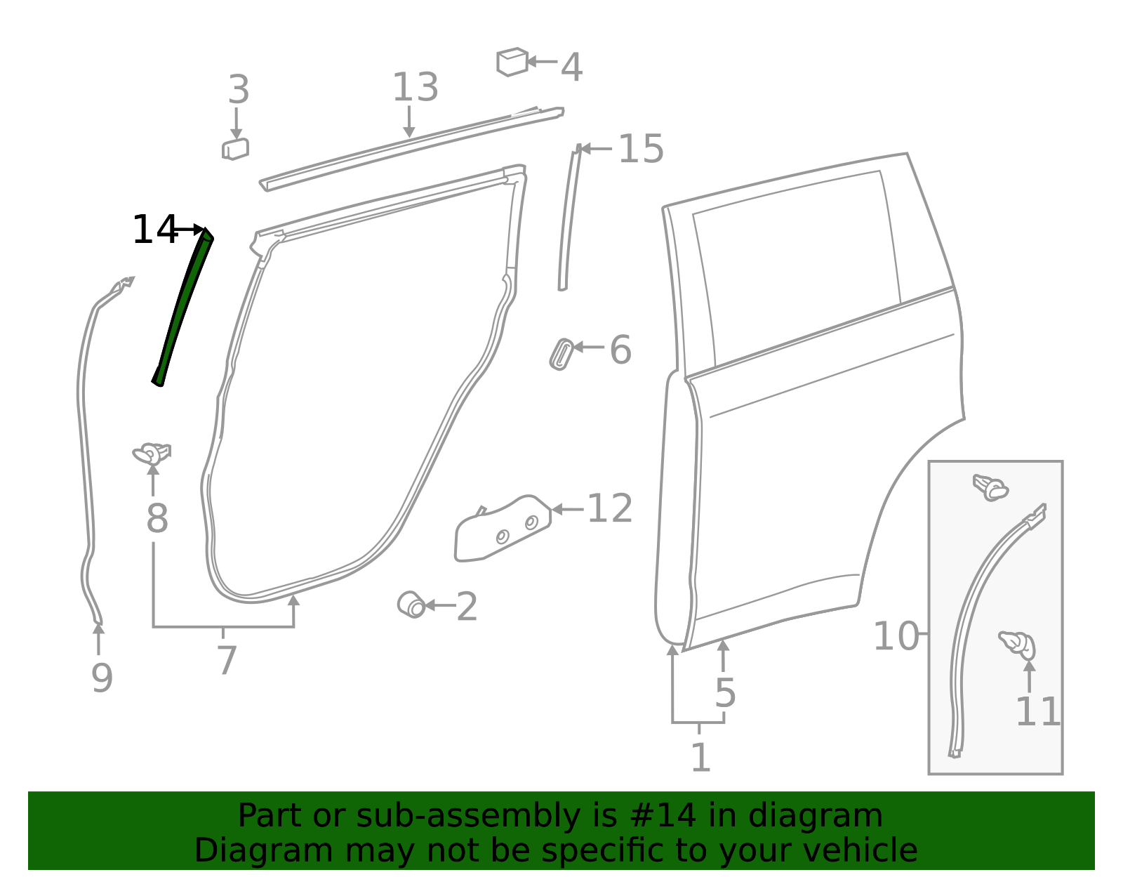 75951-0E030 - Black Out Tape - 2014-2019 Toyota Highlander | Toyota ...