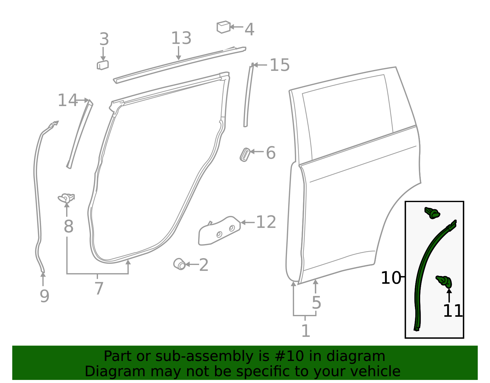 Door Seal – OEM Weatherproofing for a Quieter Ride | AutoNation Parts