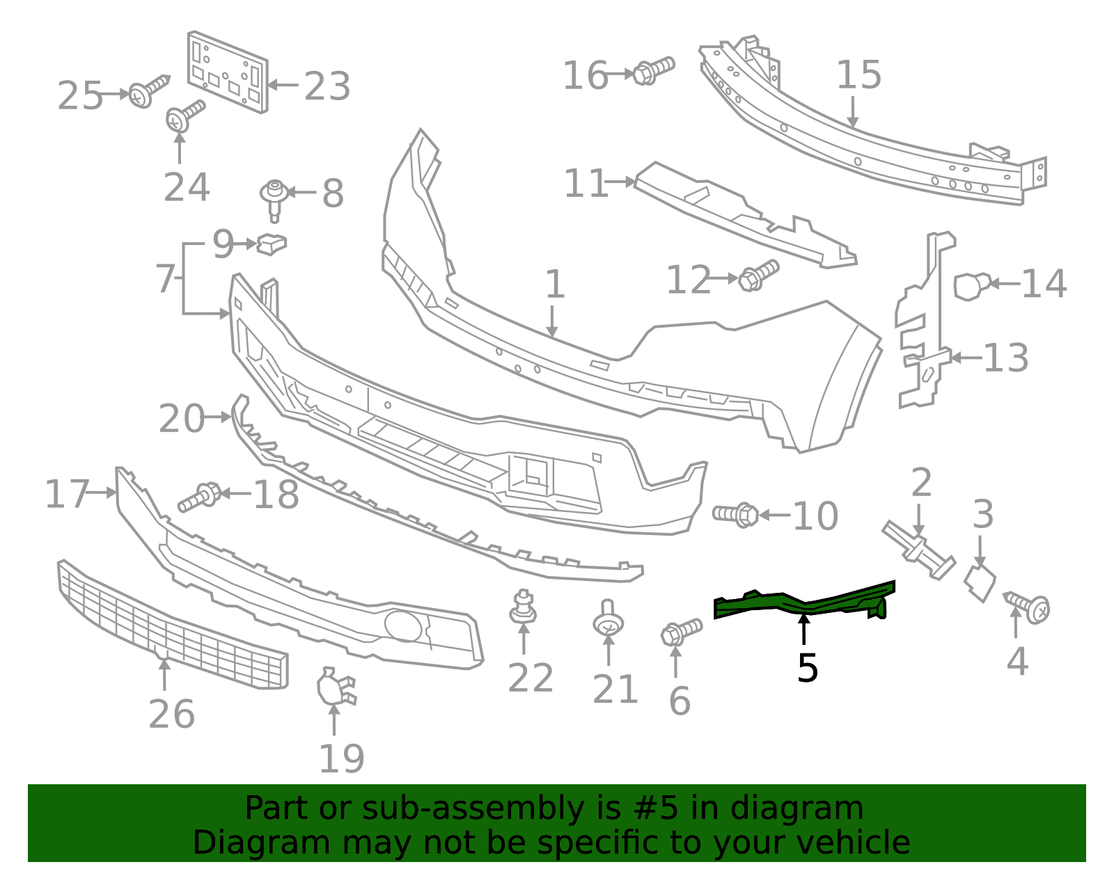 71140-TG7-A01 - Mount Beam 2016-2022 Honda | Honda Parts Online