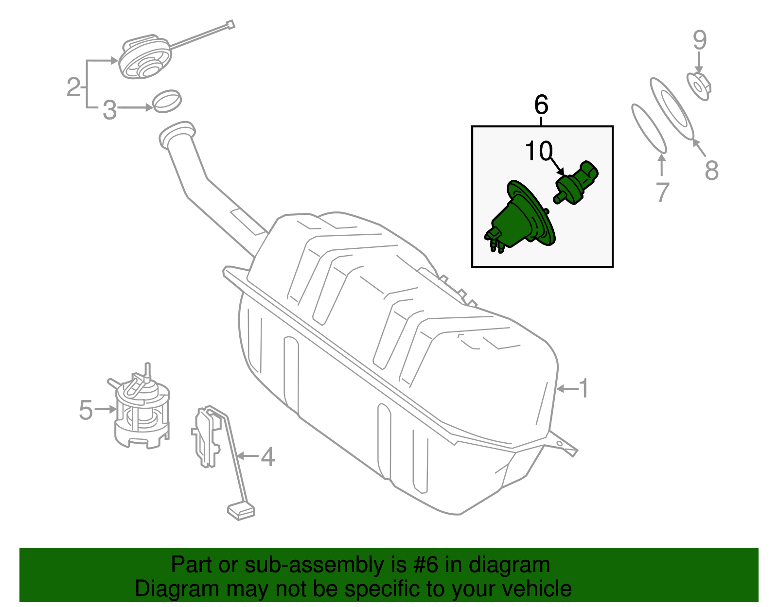 Genuine OEM Fuel Filter | 172-470-04-00 | Fits Select 2012-2021 ...