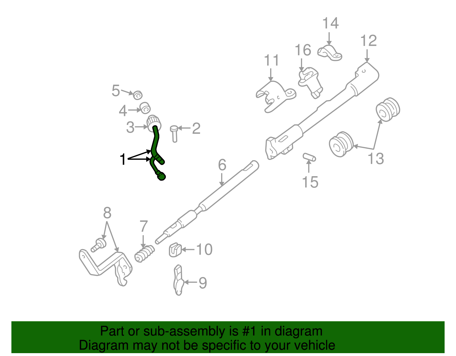 7l5z7210aa - Ford Gear Shift Assembly 2000-2011 Ford | Performance Auto ...