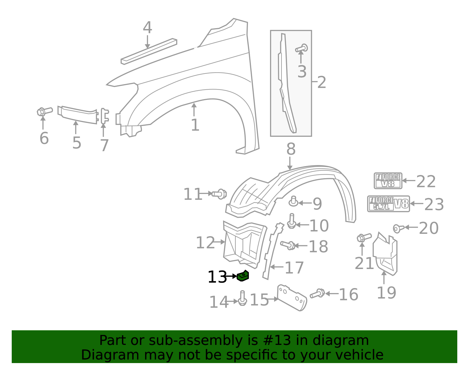 90159-A0008 - Liner Extension Clip 2002-2017 Toyota | Longo Toyota Parts