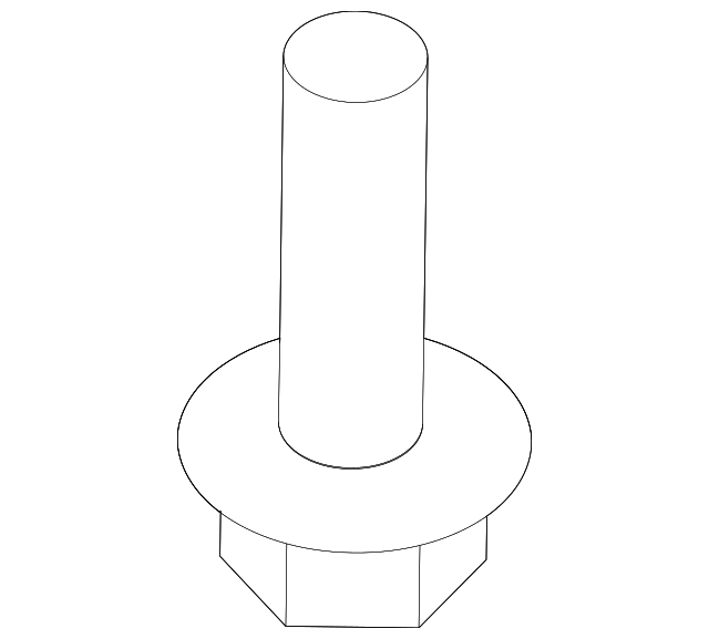 2000-2025 Toyota Fender Liner Screw 90080-15091 | Toyota Parts Express